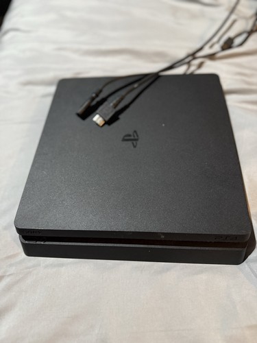 Sony PlayStation 4 Slim 500GB Black (CONSOLE & Cables ONLY) | eBay