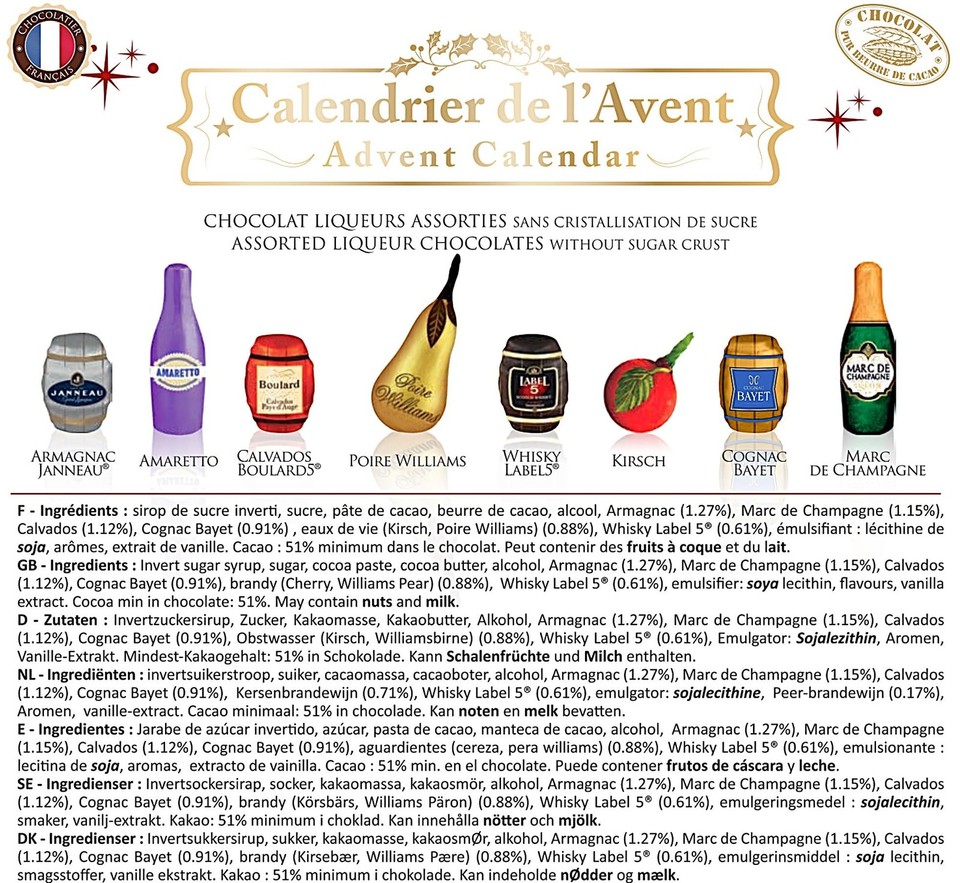 ABTEY EXCLUSIVE Dark Chocolate Liqueur Advent Calendar 2025 - Assortment of M... | eBay UK
