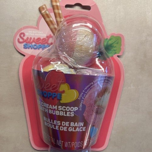 Sweet Shoppe Ice Cream Scoop Bath Bubbles & Rock Candy bath salt sticks ...