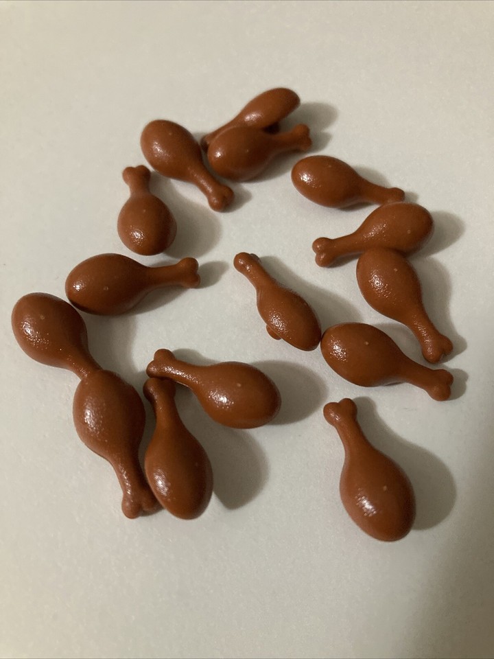 Lego 15 Pieces Turkey / Chicken Drumstick Legs,City / Friends Mini ...