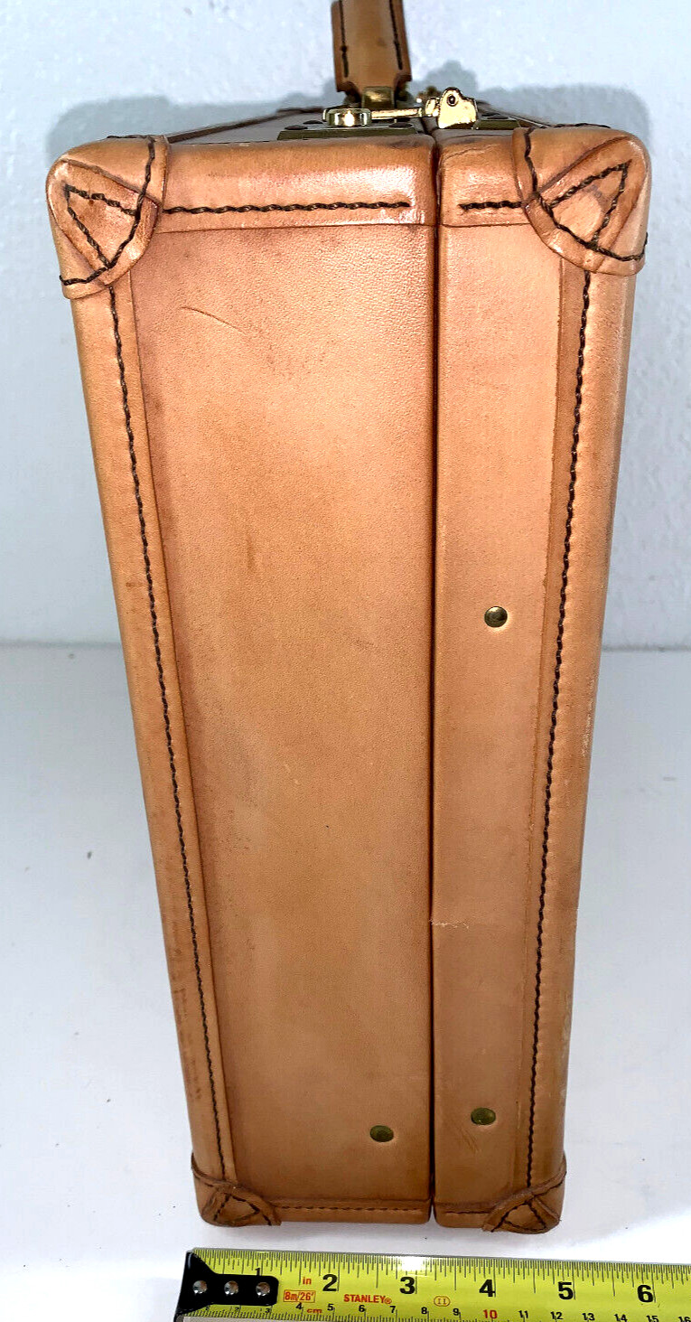 Hartmann Presidential Leather Briefcase - Gem