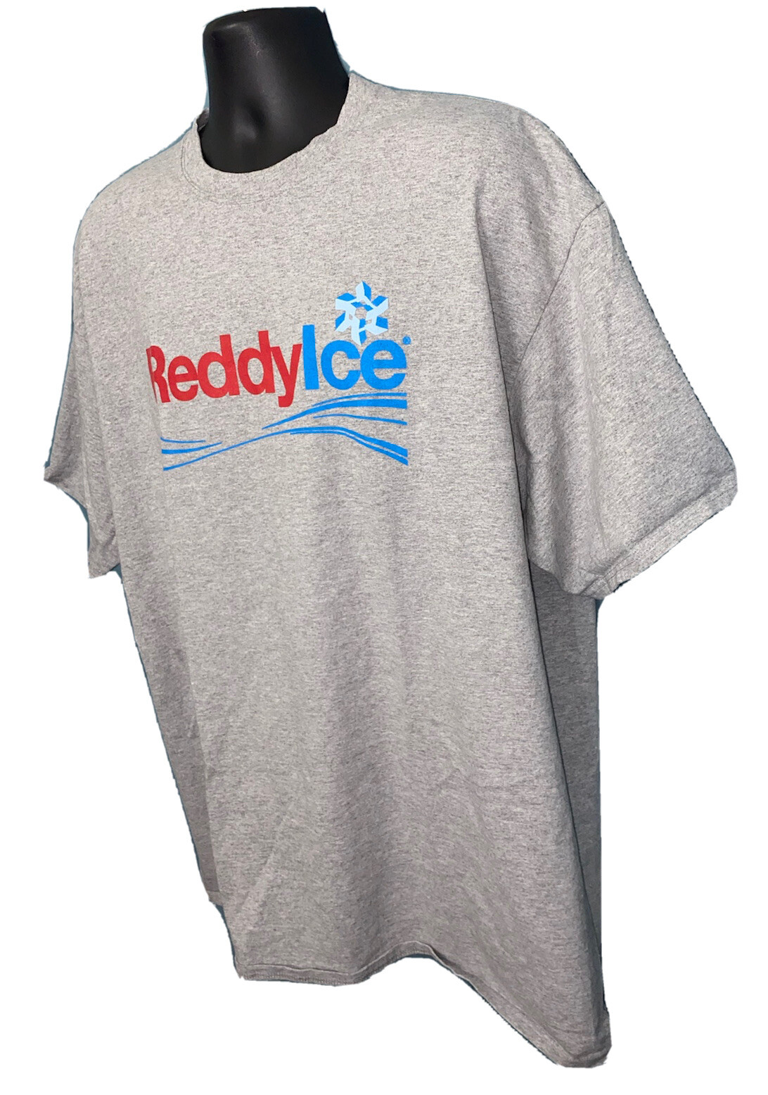 Reddy Ice Employee Uniform Shirt Gray XXL 2XL - Gem