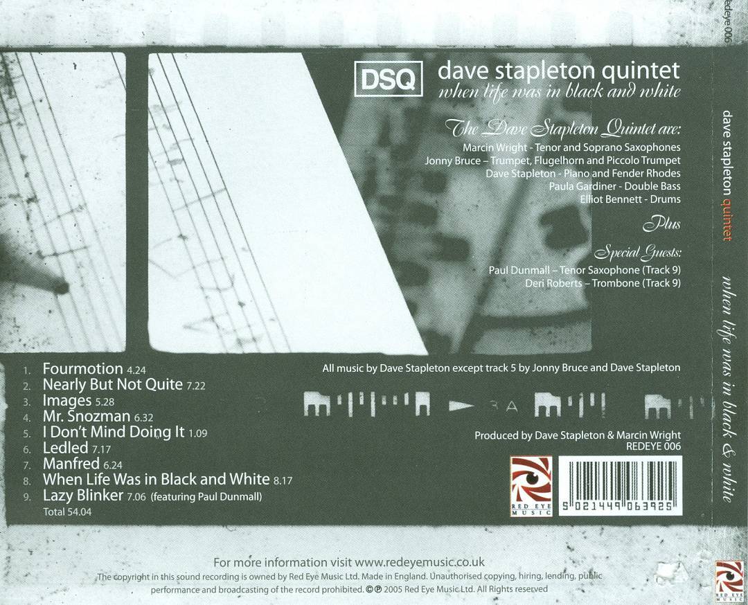 DAVE STAPLETON - WHEN LIFE WAS IN BLACK AND WHITE NEW CD 5065001530005| eBay