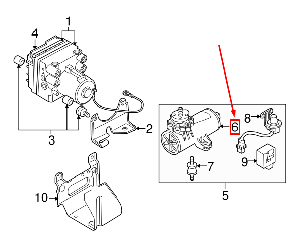 VOLVO S60 MK1 Bremssystem Vakuumpumpe 31317445 NEUES ECHTES | eBay.de