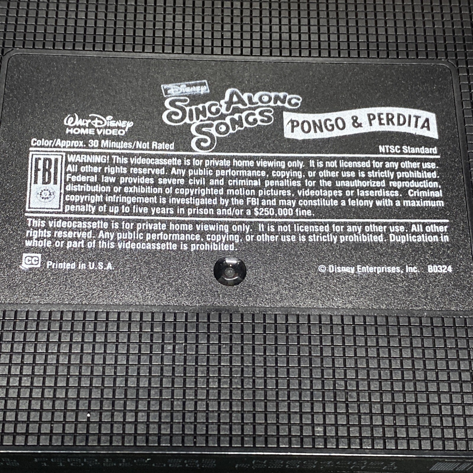 Disney Sing Along Songs - 101 Dalmatians: Pongo and Perdita VHS 1996 ...