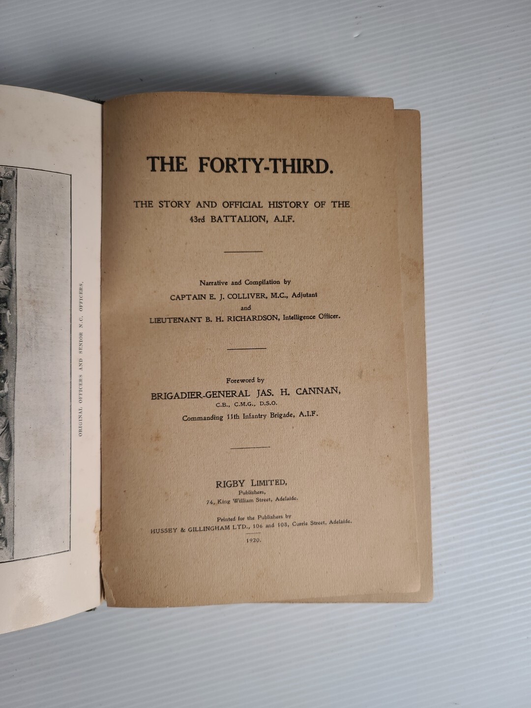 The Forty-Third The Story and Official History of the 43rd Battalion ...