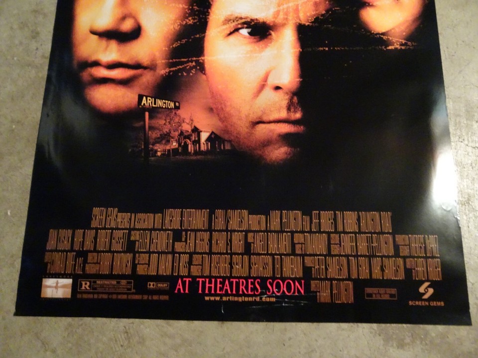 ARLINGTON ROAD - MOVIE POSTER WITH JEFF BRIDGES, TIM ROBBINS & JOAN ...