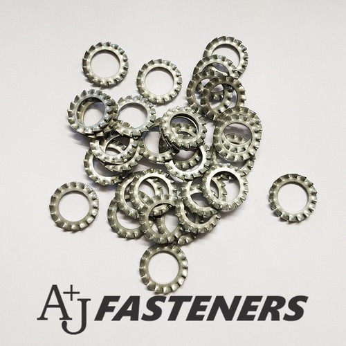 EXTERNAL SHAKEPROOF WASHERS BZP - TOOTH M4 M5 M6 M8 M10 M12 M16 M20 ...