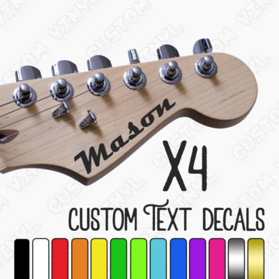 Custom Guitar Stickers