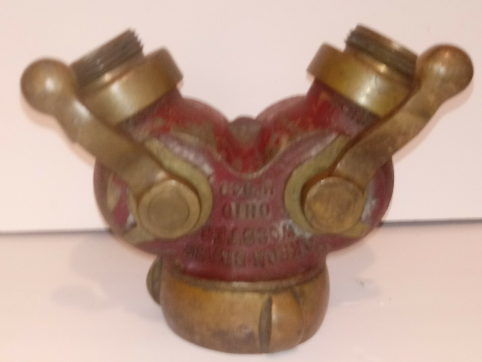 Fire Hydrant splitter Hose Water Thief Wye Akron Brass Wooster, Ohio ...