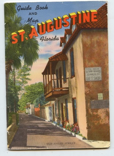 Older Booklet -St Augustine Florida - Guide Book & Map | eBay
