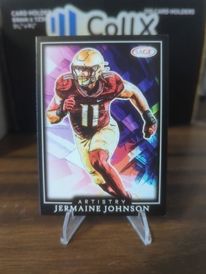 🔥2022 Sage Artistry Black Jermaine Johnson #17 New York Jets Florida ...