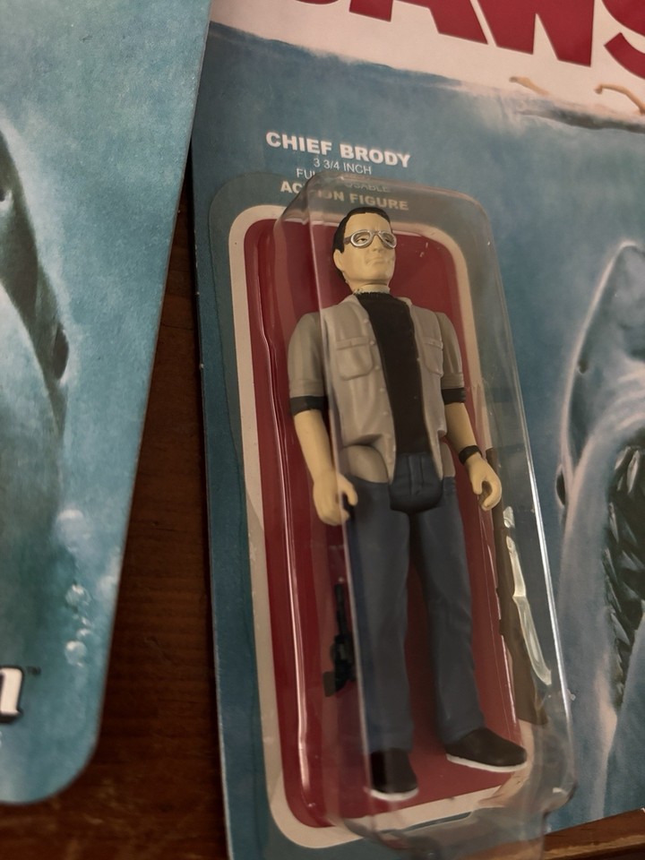 Funko Jaws ReAction Figures UNPUNCHED SET Bloody Shark,Shark,Brody ...