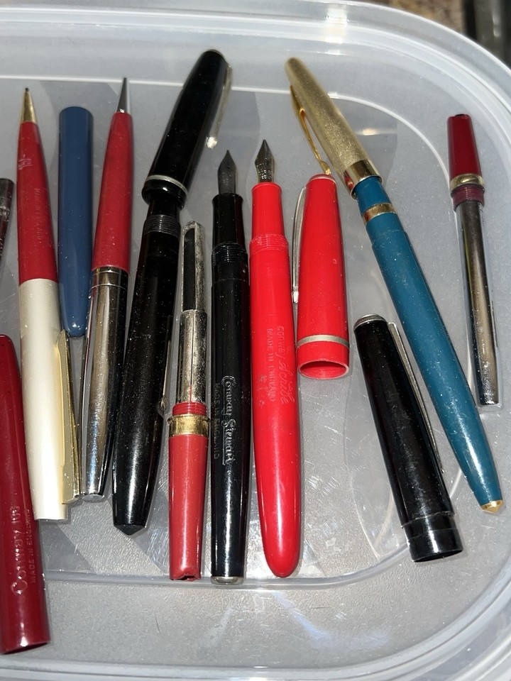 Vintage Gold Pens Lot For Parts 25pcs | eBay
