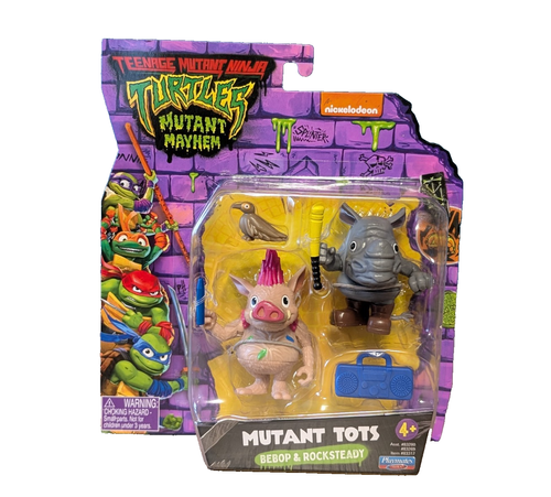 TMNT Teenage Mutant Ninja Turtles Mutant Mayhem Tots Bebop & Rocksteady ...