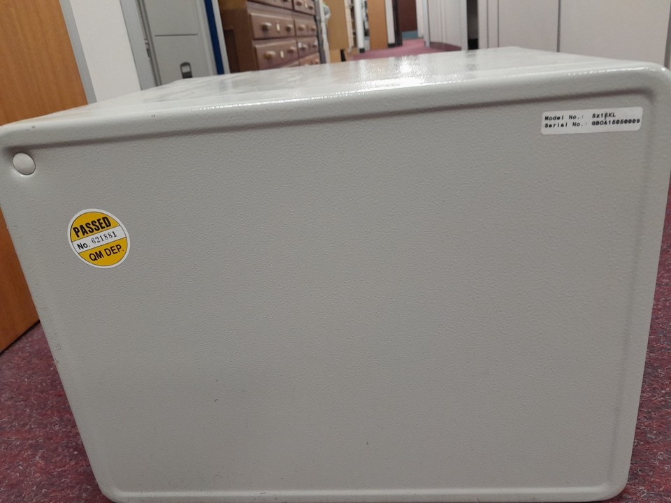 Chubb safe with key lock for use at home or office fire secure for up ...