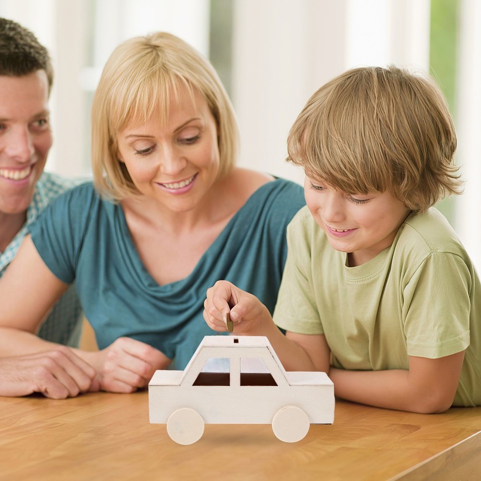 Money Jar for Cash Saving Kids' Banks Cute Car Storage Container | eBay ...