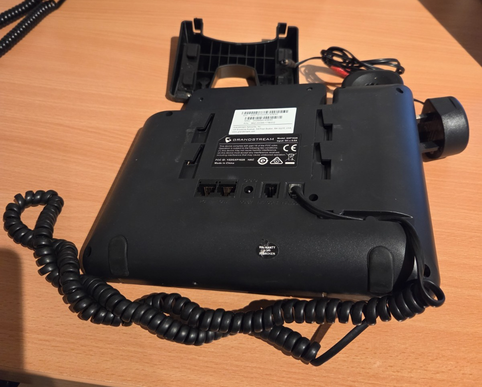 5x Grandstream GXP 1628 2 Line/2 Account SIP VoIP Phone - PoE - 2x ...