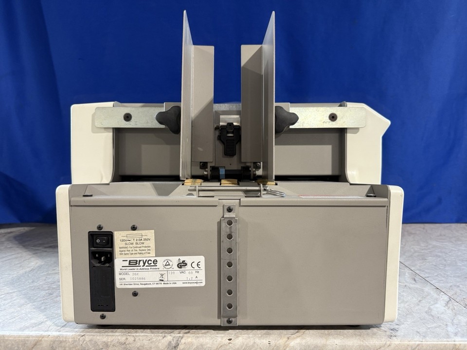 Bryce 26K Secap Inkjet Address Envelope Printer - Powers On - Read ...