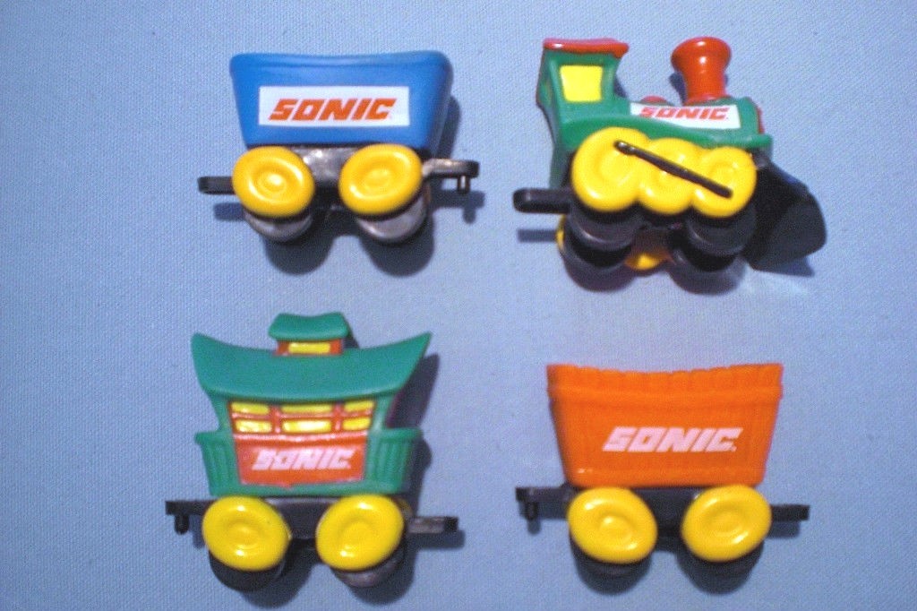 SONIC 1993 - Dr. Pepper Train - Complete Set of 4 | eBay