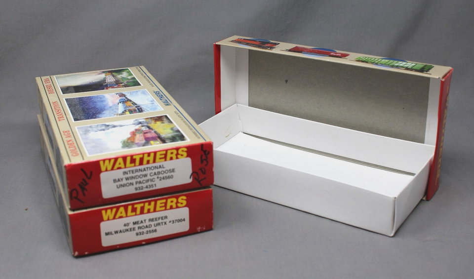 HO Rolling Stock Storage Box Lot, Walthers & Details West, 6-Boxes, C7 ...