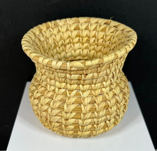 Vintage Tohono O'odham PAPAGO Indian Yucca Handmade Basket | eBay