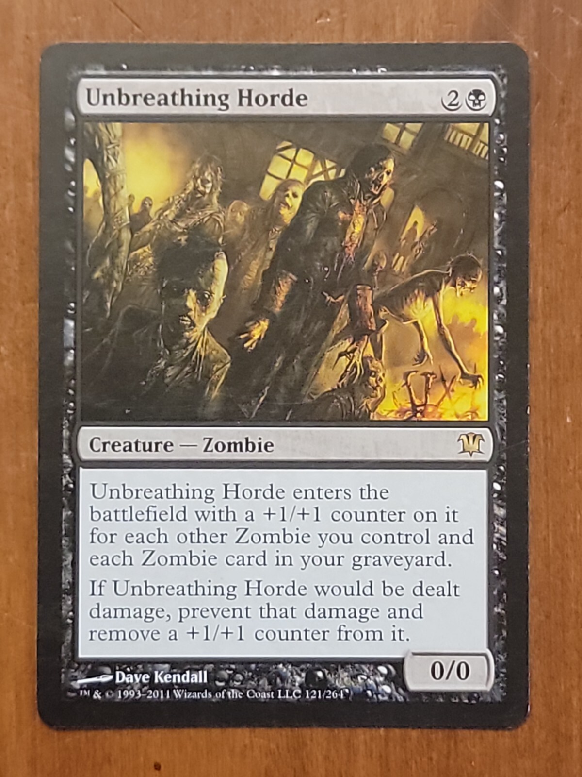 MTG Unbreathing Horde Innistrad 121/264 Regular Rare | eBay