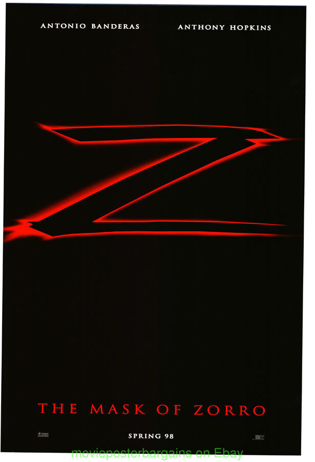 The Mask Of Zorro Movie Poster Prime Video: The Mask Of Zorro
