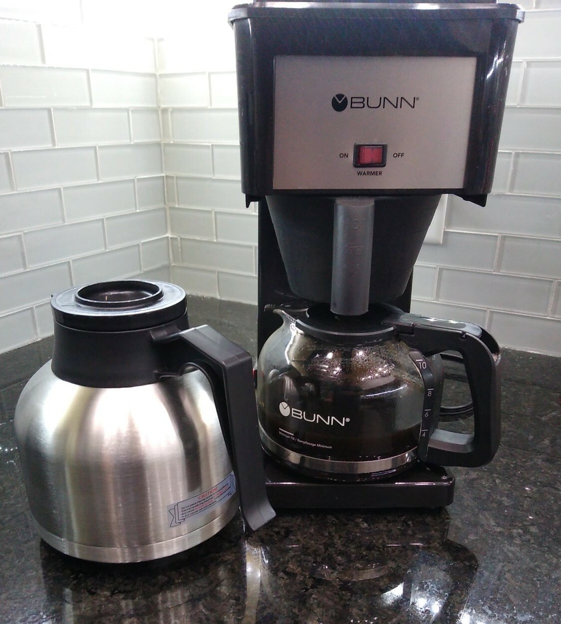 Newco Vaculator 1.9 Liter Thermal Coffee Carafe Stainless Steel 111445 ...