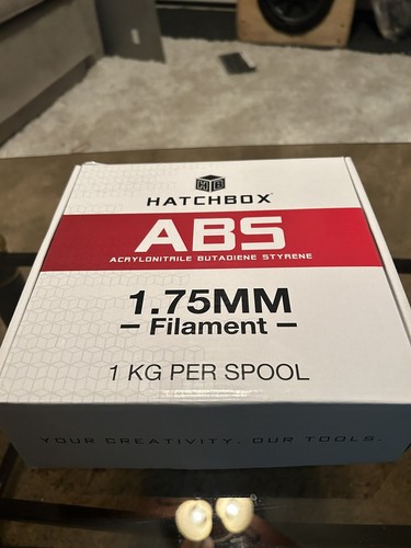 HATCHBOX ABS 1.75 mm 3D Printer Filament True Black, 1kg Spool NEW | eBay