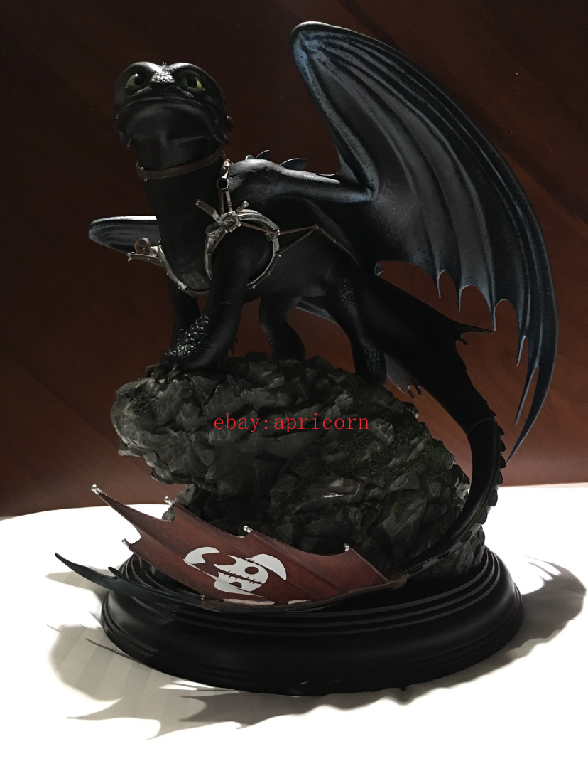 Sideshow How to Train Your Dragon Toothless Statue Resin Painted ...