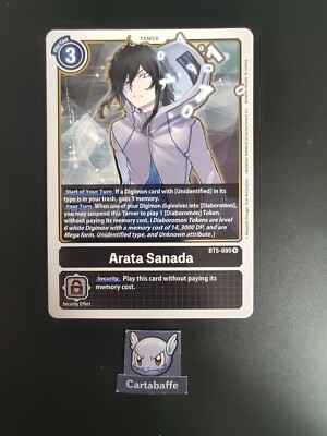 Digimon Card Game Arata Sanada BT5-090 RARE Battle of Omni | eBay