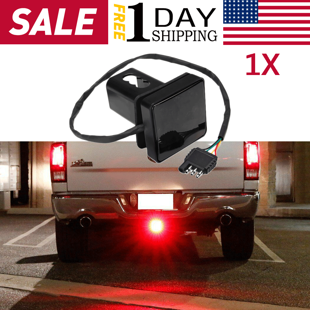 2" Trailer Hitch Cover Light Led Brake Rear Stop Indicator Light ...