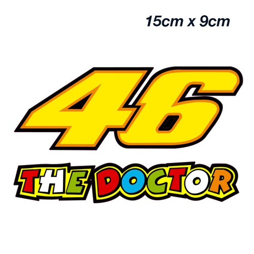 The Doctor 46 - Valentino Rossi's VR46 Laptop , Car Decal Sticker ...