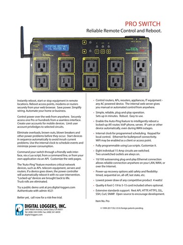 Digital Loggers Web Power Switch Pro Model for sale online | eBay
