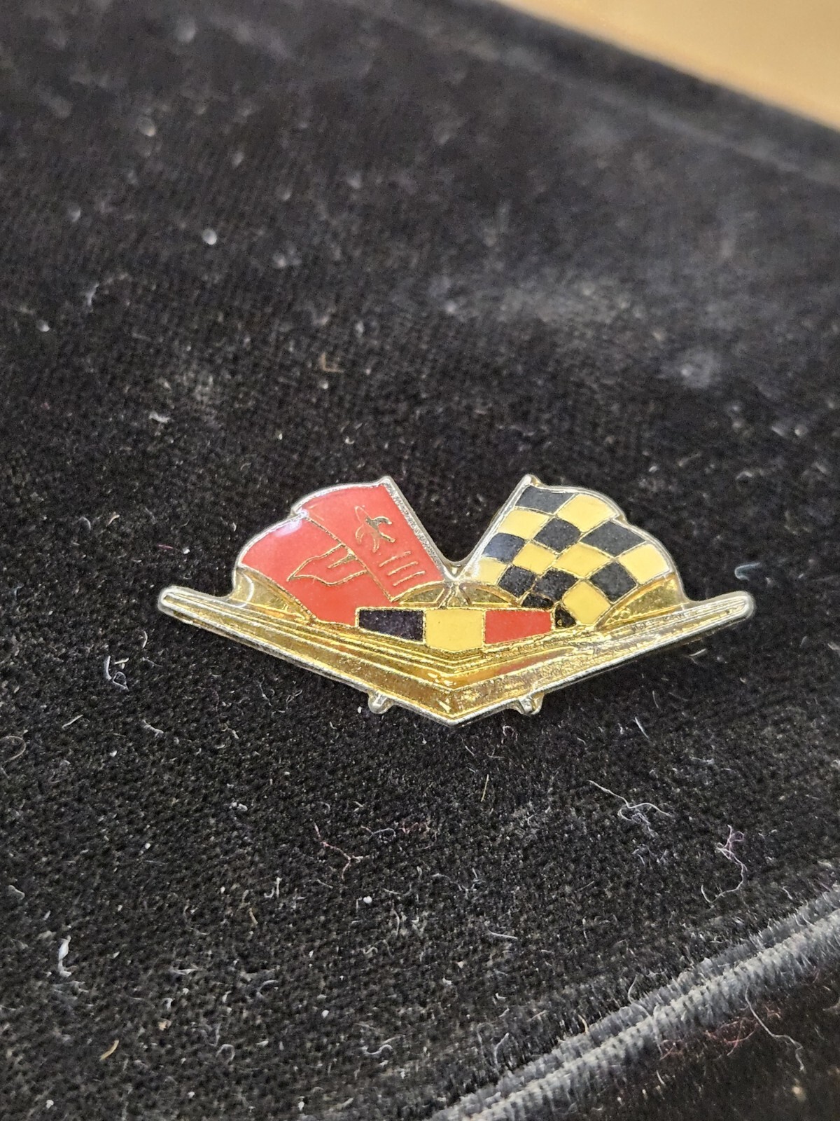 Vintage Collectible Chevrolet Corvette Racing Hat Pin Tie Pin Lapel Pin ...