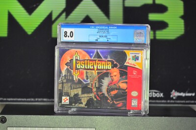 Castlevania (Nintendo 64, 1999) CGC 8.0 A+ not WATA VGA 83717180081| eBay