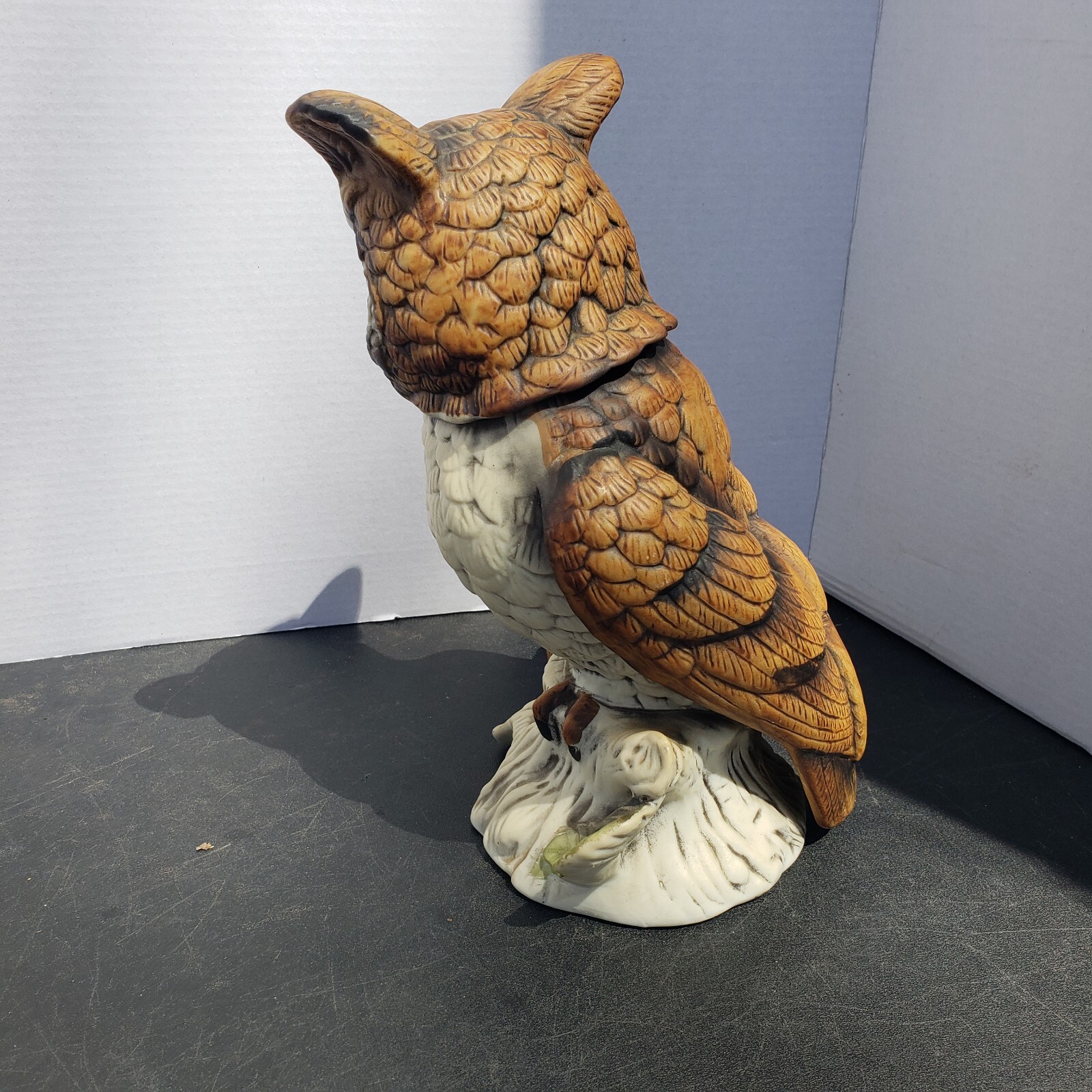Flambro MCM 9" Ceramic Barn Owl Figurine 70s Rustic Farmhouse Decor | eBay
