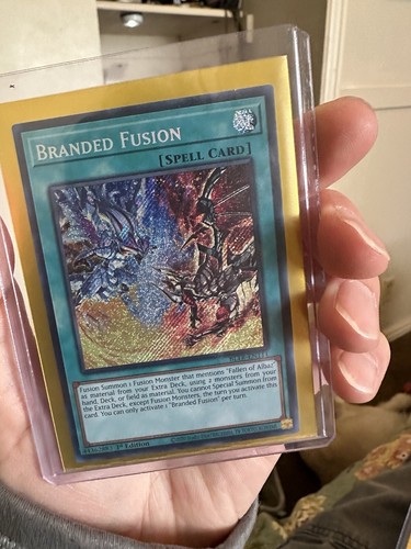 Yugioh Branded Fusion Secret Rare BLTR-EN111 25th Anniversary STAMPED ...