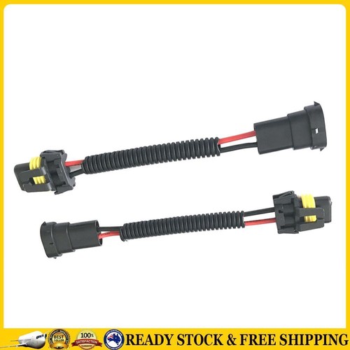 2Pcs 9005/9006 To H11 Connector Wire Harness Headlight Fog Light Plug ...