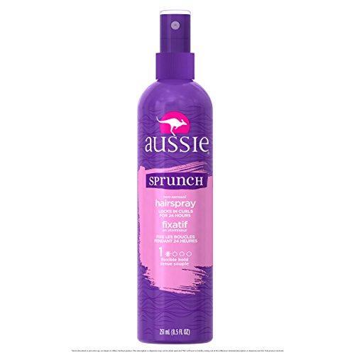 Aussie Sprunch Hair Spray, Fixatif Flexible Hold 8.5 fl.oz (Pack of 3 ...