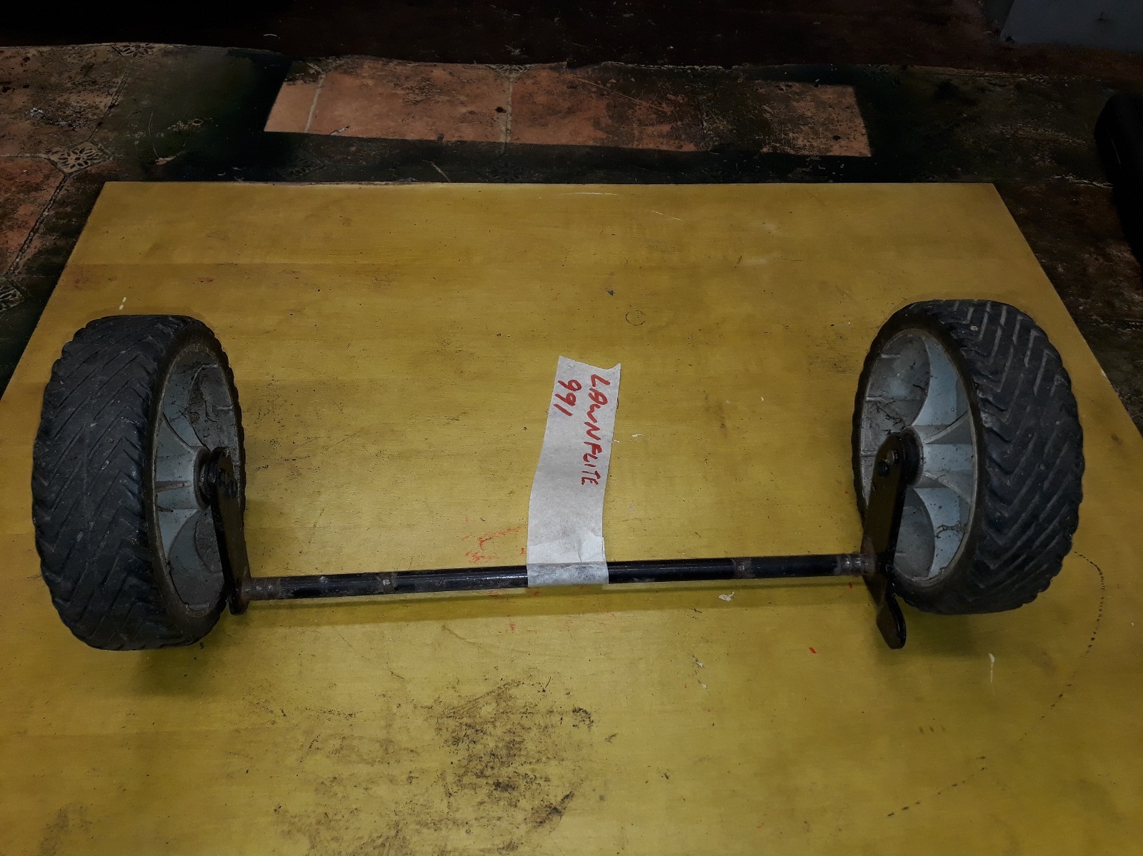 lawnflite 991 front axle and wheels | eBay UK