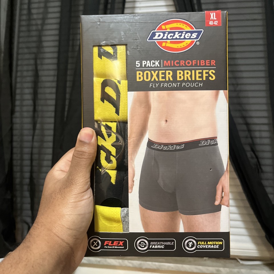 Dickies 5 Pack Microfiber Boxers Briefs Xl | eBay