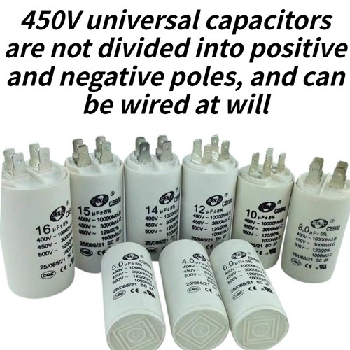 1pcs. CBB60 450V-500 Universal Plug-in Starting Capacitor | eBay