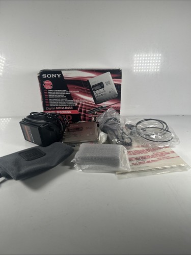 Sony Minidisc MZ-R55 Walkman Portable Minidisc Recorder/Player + Discs ...