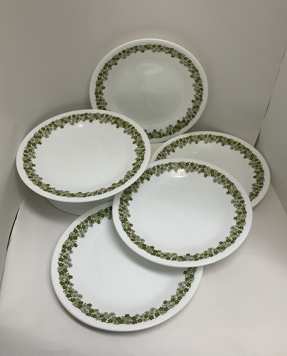 Corelle/Pyrex Spring Blossom Set 5 Bread & Butter Plates 6.75" Crazy ...