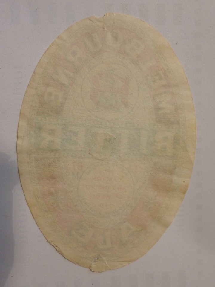 MELBOURNE BITTER ALE BEER LABEL CUB BREWERIES Ltd MELBOURNE 1940s ...