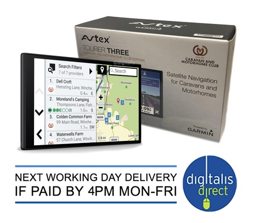 Avtex Tourer Three Sat Nav Caravan Motorhome Satellite Navigation 3 ...