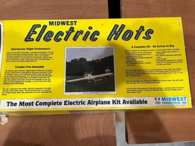 Midwest Electric Hots Balsa Model Airplane Kit | eBay