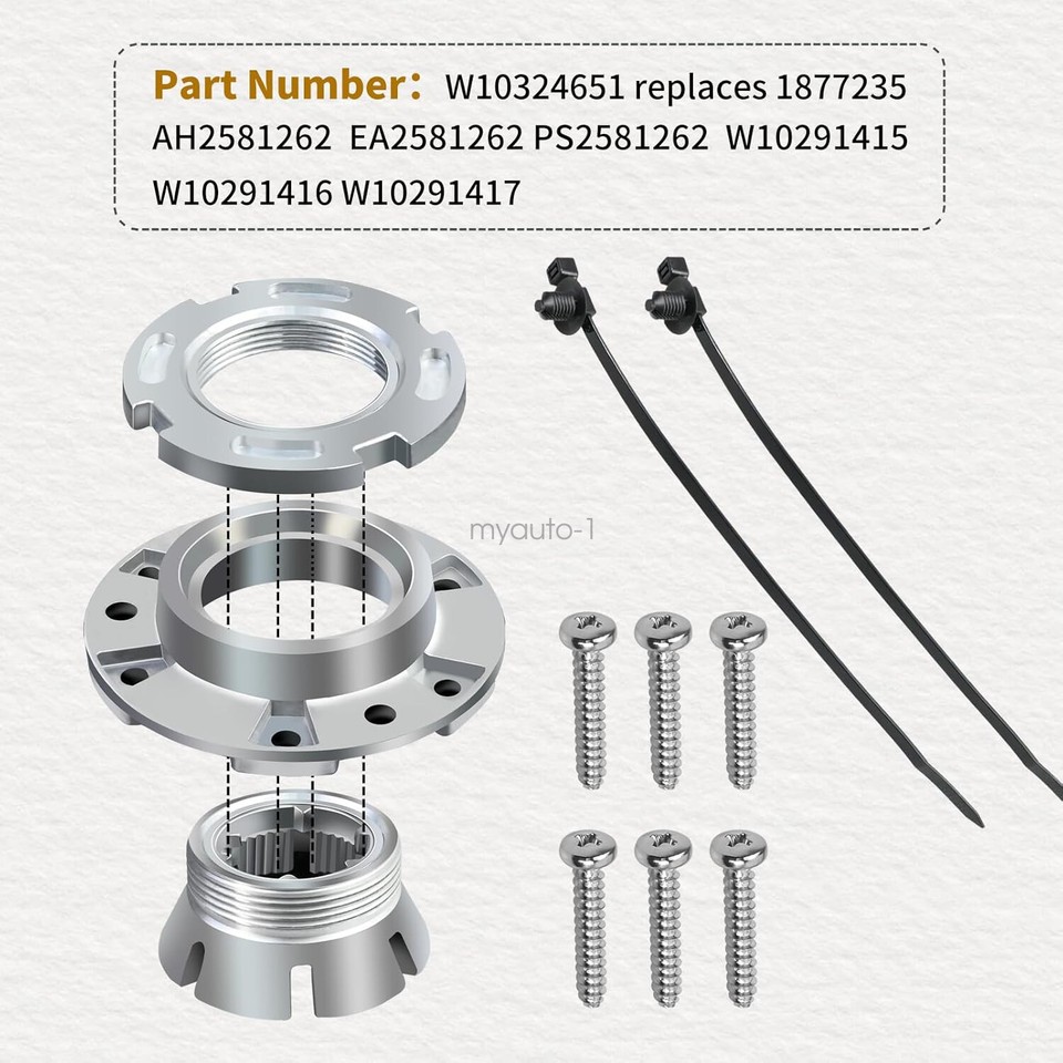 W10324651 Washer Drive Hub for Inner Tub Fits Whirlpool Maytag ...